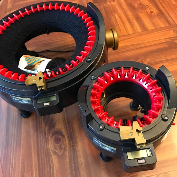 Combination Set: 1 Addi Knitting Machine Express Kingsize With 46 ...