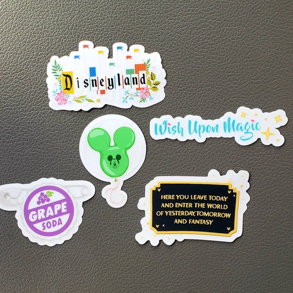 Grape Soda Pin Hidden Mickey Transparent Laptop Sticker/ Pixar Disney ...