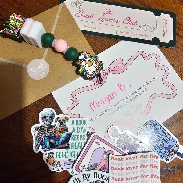 Book Stack Keychain: Booktok Kindle Accessory - Etsy