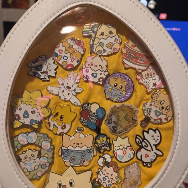 Togepi Pokemon Pin / Cute Togepi Enamel Pin / Kawaii Togepi Togekiss ...