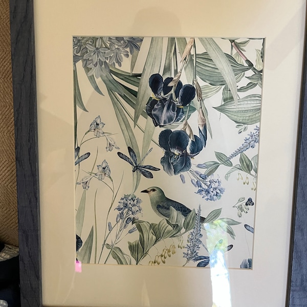 Vintage Bird and Botanical Collage Print Set No. 12, Botanical Art ...