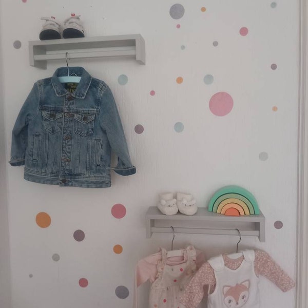 Punkte Set 120 Stück Wandtattoo Kreise Kinderzimmer Wandsticker ...