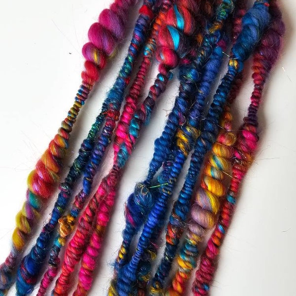 14g 0.4oz Art Wool, Mixed Wool for Wet Felting, Needle Felting, Weaving ...