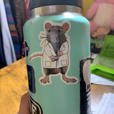 Lab Rat Vinyl Sticker - Etsy