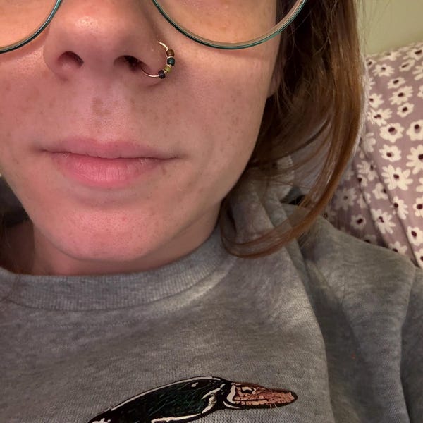 Minimalist Septum, Snug Septum Ring, Silver Septum Ring, 925 Nose Ring ...