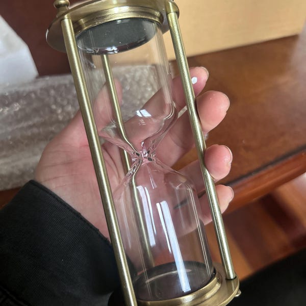 Personalized Hourglass Timer for Human Ashes, Customization Memorial ...