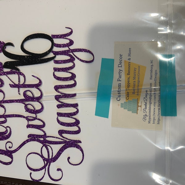 Any Name, Happy Sweet 16 Butterfly Cake Topper, Sweet 16 Butterfly Cake ...