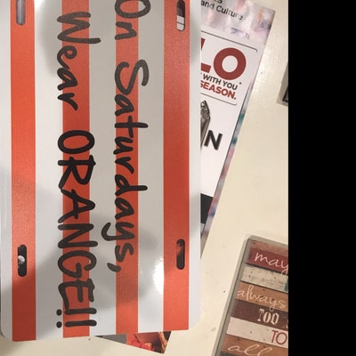 Custom License Plate Front Car Tag Aluminum or Plastic - Etsy