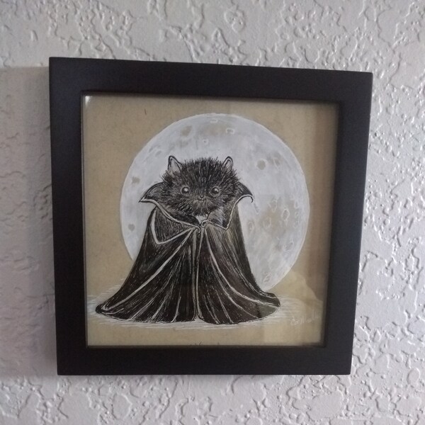 5x5 Mini Print of Viago Vampire Bat - Etsy