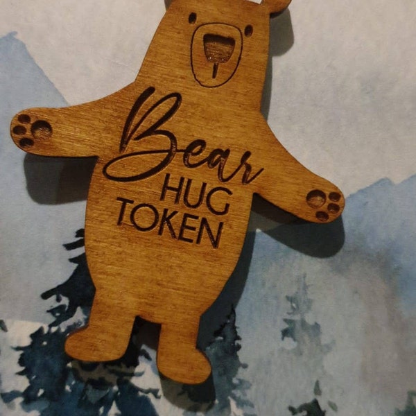 Sending You a Big Bear Hug Until We Can See You Again Pocket Hug Token ...