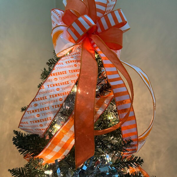 Blue & Tan Plaid Bow With Cotton Bolls for Wreaths Lanterns Swags ...