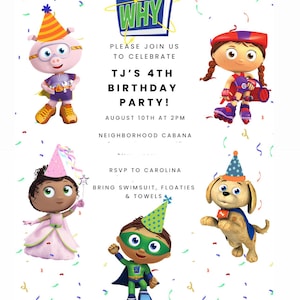 Instant Download Super Why Png, Super Why Clip Art, Digital File Only ...