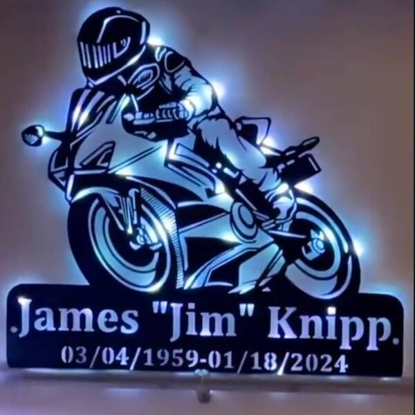 Custom Motorcycle Racing Metal Sign,custom Biker Name Sign, Riding ...