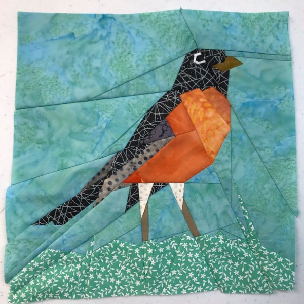 Robin Paper Piecing Pattern - Etsy Canada