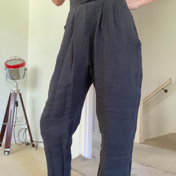THE CIGGIES | Linen Cigarette Pants | Custom Fit | Tapered Trouser ...