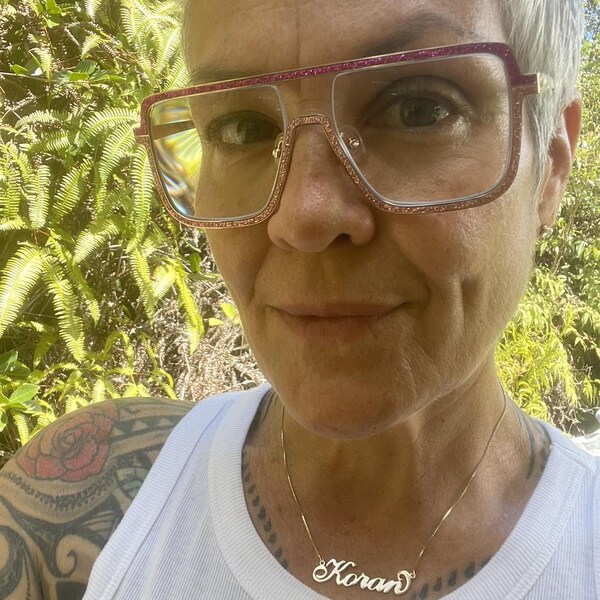 Name Necklace Personalized Gold Layla Style - Etsy