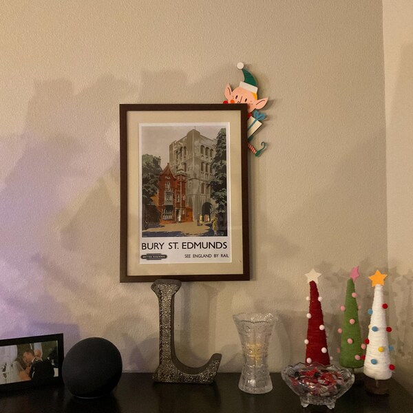 Cheeky Elf Door Frame Decoration - Etsy