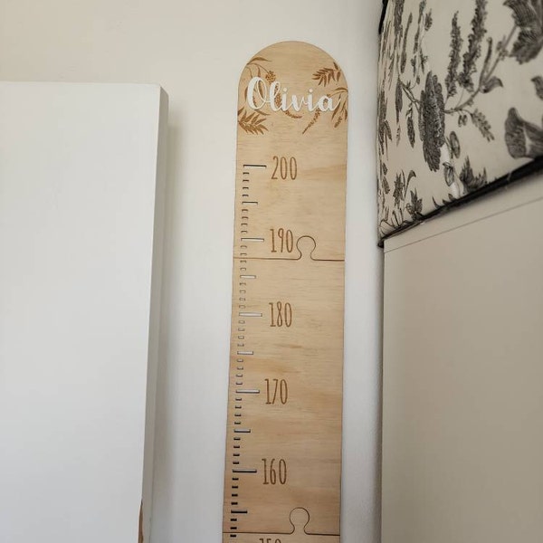 Wooden Australian Natives Height Chart | Growth Chart | Height Ruler ...