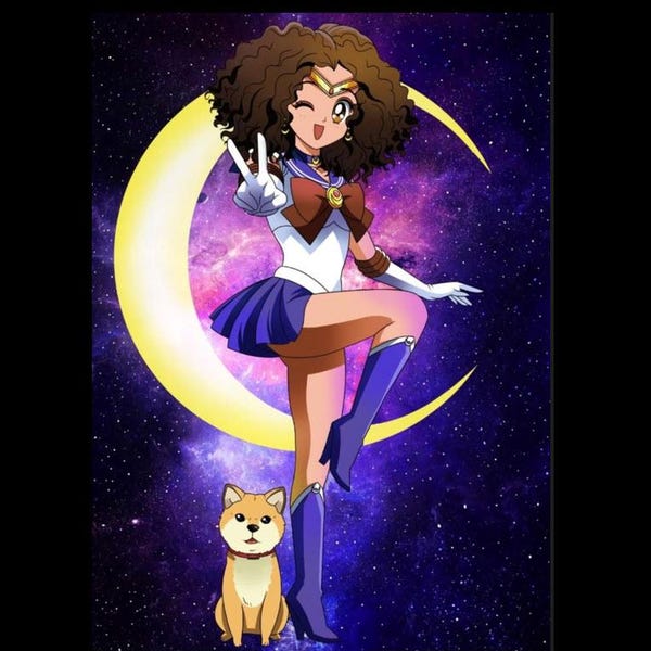 Custom Anime Portrait – 1 Person, Cute Cartoon Style, Personalized ...