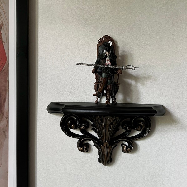 Dark Cottagecore Mirror, Rose Garden, Princess Mirror, Large Black ...