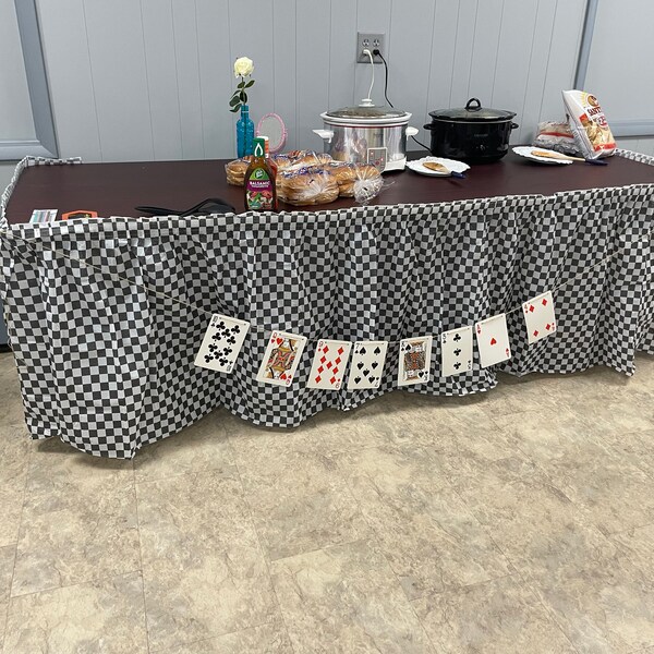 Alice in Wonderland Playing Card Bunting/garland | Perfect for Weddings ...