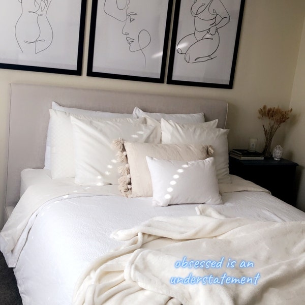 Body Positive Line Art, Female Figure Art Print, Minimalist Wall Art ...