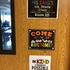 Teacher Door Sign Chalkboard PRINTABLE, Personalized Teacher Name Sign ...