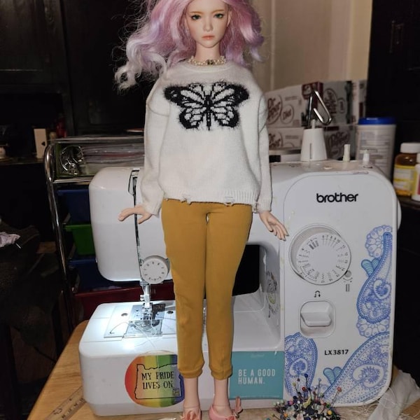 BJD in Stock ID75 SD17 PU Leather Motorcycle Gloves - Etsy