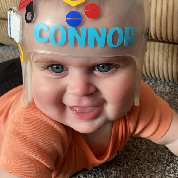 Cranial Helmet Decals, Doc Band Decals, Plagiocephaly, Brachycephaly ...