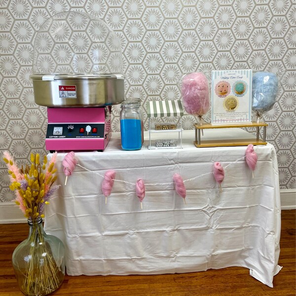 Faux Cotton Candy Circus Garland | Party Decor, Birthday Party, Kids ...