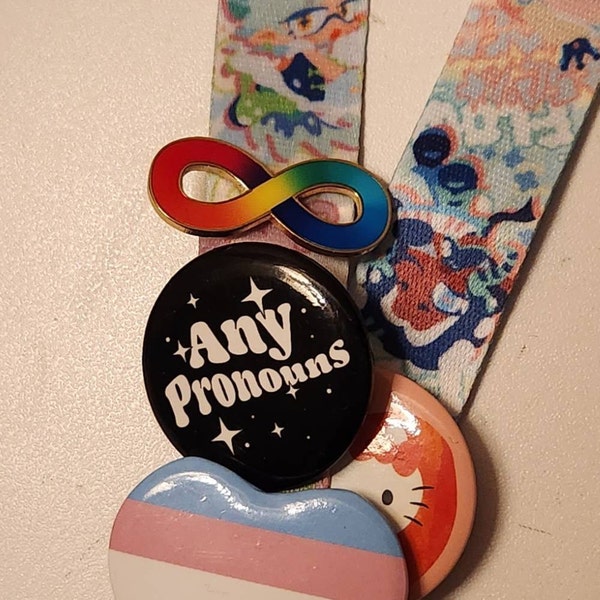 Neurodivergent Infinity Enamel Pin - Etsy Canada