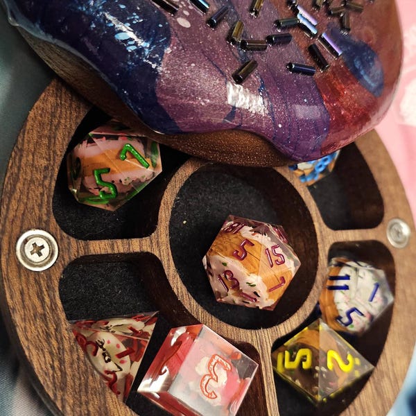 Metal Dice Tin DND RPG Storage Box - Etsy