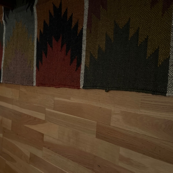 4x8 Feet Wool Jute Kilim Rug,vintage Area Rug Boho Decor Rug,handmade ...