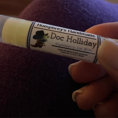 DOC HOLLIDAY Lip Balm, Huckleberry Flavor, Huckleberry Lip Balm ...