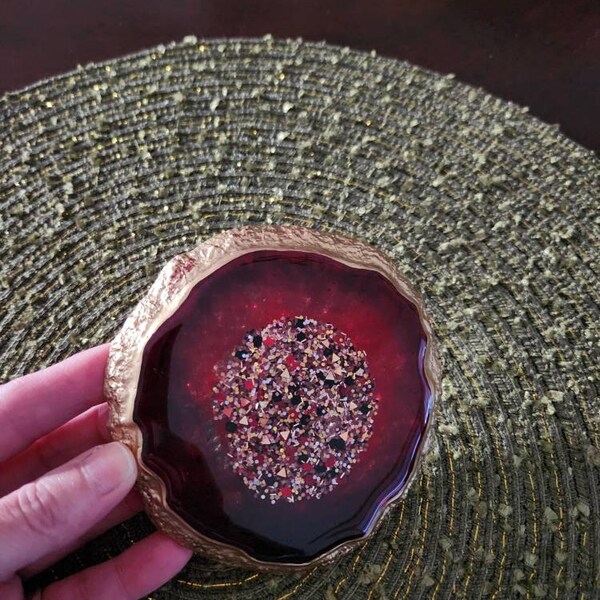 Large Luxury Geode Crystal Pillar Candle - Etsy