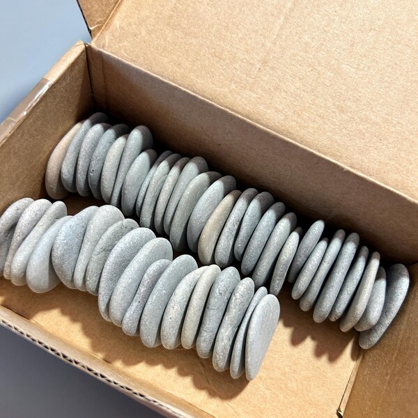 Stone Decor - Set of 20 Small Pebbles -size1.2-1.6"/3-4cm-small Flat ...