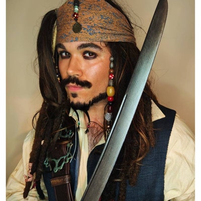 Realistic Fake Tony Stark's Beard Kit Full Handmade - Etsy