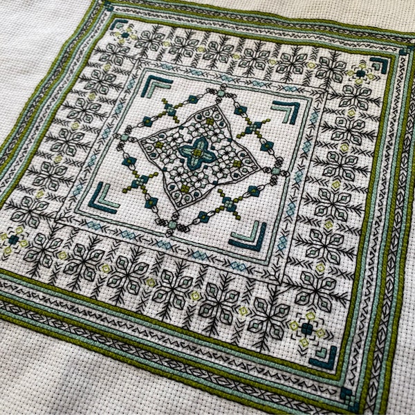 Blackwork Celtic Sampler, Cross Stitch PDF Pattern, Embroidery Pattern - Etsy