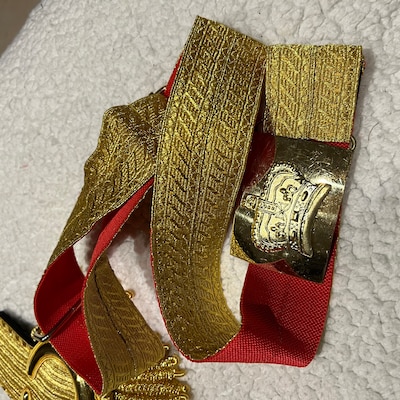 Gold Braiding Hussar Officers Black Red Jacket With Adjustable - Etsy