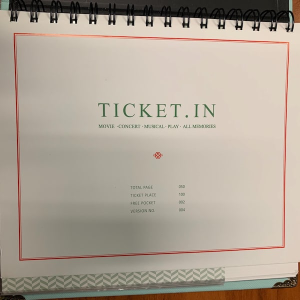 Kraft Ticket Book,album De Ticket,tikcet Organizer,polaroid Instax Mini ...