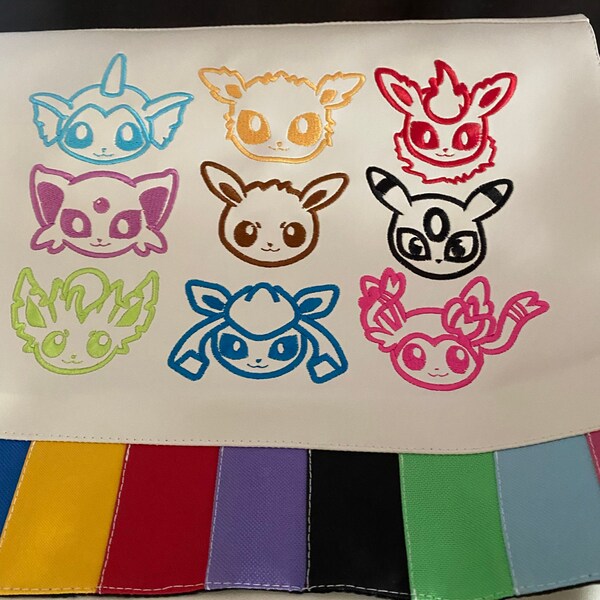 Rainbow Eevees Messenger Bag - Etsy