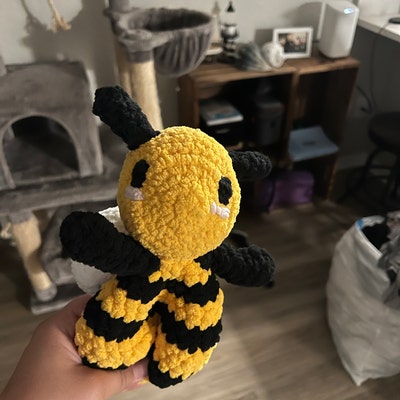 Benji the Bee Crochet Pattern, Crochet Snuggler - Etsy