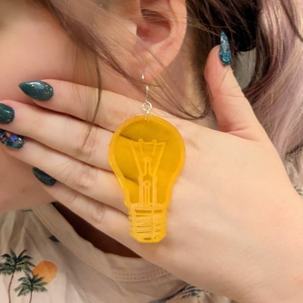 Goat Earrings: Laser Cut Acrylic Goats, Baby Goats, Kids, Farm, Animals ...