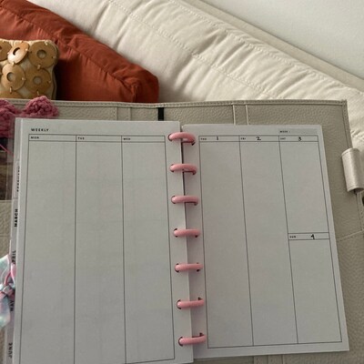 Vertical Weekly Planner Happy Planner Mini, Weekly Agenda WO2P, Weekly ...