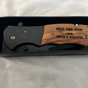 Dad Pocket Knife, Dad Gift, Best Dad Gift, Fathers Day Gift, 1 Dad Gift ...