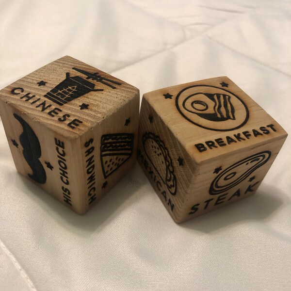 Chore Dice (personalized) | Gift for Him or Her | Housework Cube | Home ...