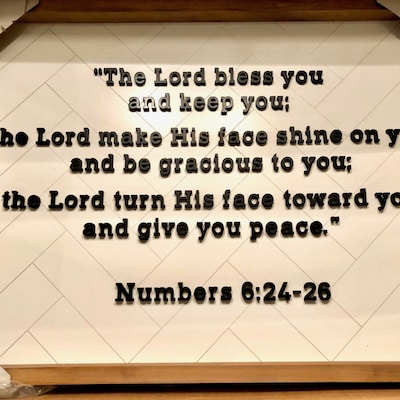 Custom Bible Verse Home Sign Work Heartily Office Sign 3D - Etsy
