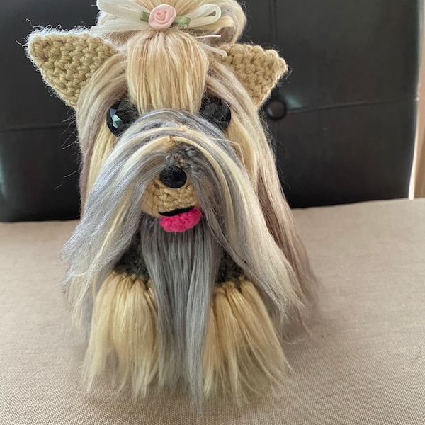 Pattern Crochet Dog - Yorkshire Terrier Amigurumi PDF Yorkie - Etsy