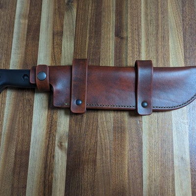 Tops BOB Fieldcraft Handmade Leather Scout sheath Only 6 Week Wait Read ...