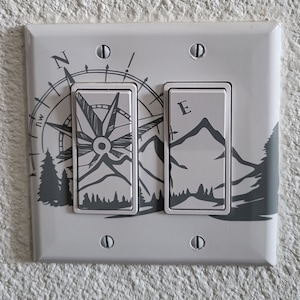 Compass and Mount Sticker Camper Van Sticker Car Caravan - Etsy